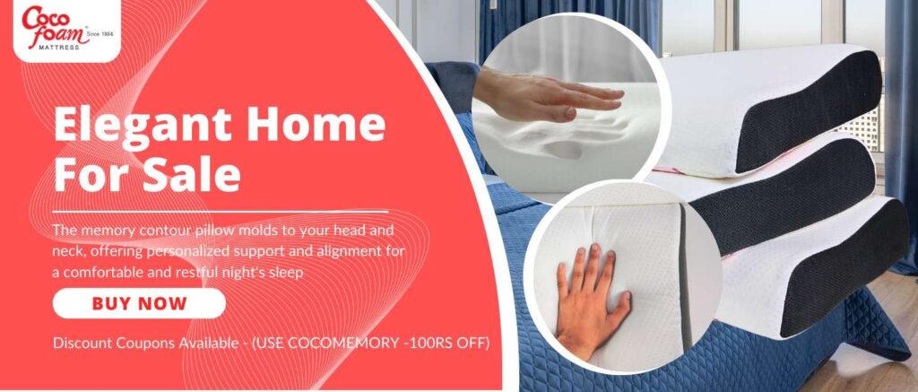 Comfort Curve Orthopaedic Memory Foam Contour Pillow - Coco foam
