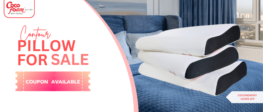 Comfort Curve Orthopaedic Memory Foam Contour Pillow - Coco foam
